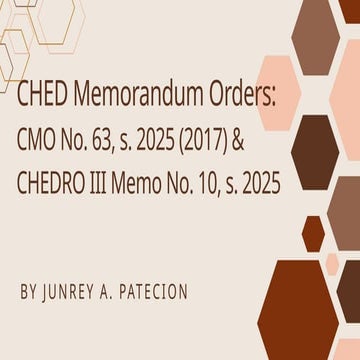 CMO 63 S 2025 & CMO 10 S 2025.pptx EDD REPORT | PPTX
