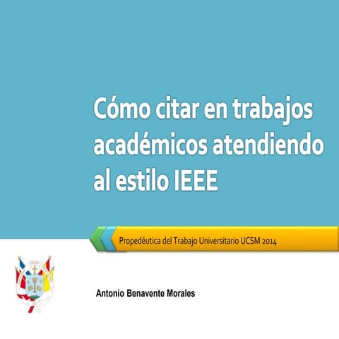 Cómo citar ieee | PPTX