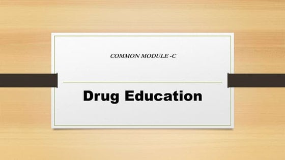 Substance Abuse Awareness Educational Presentation in Yellow and Black ...