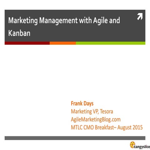 Frank Days - CMO Peer Session Agile Markerting | PPT