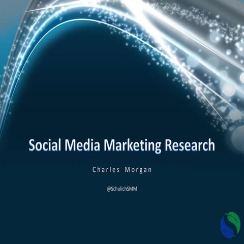 Social Media Marketing Research - Driving Insights | PPT