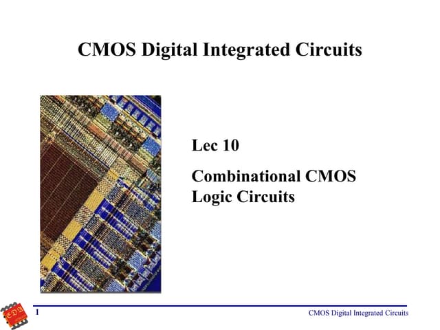 Cmos Combinational Logic Circuits Pdf