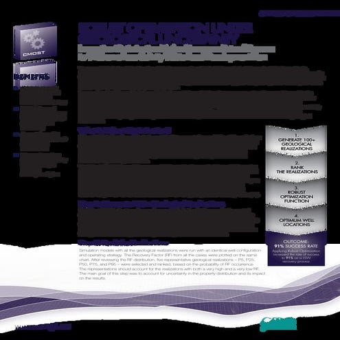 Robust Optimization Under Geological Uncertainty - Case Study by CMG | PDF