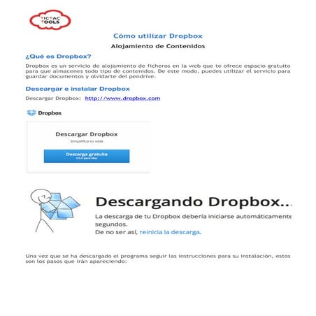 Manual de uso de dropbox | PDF