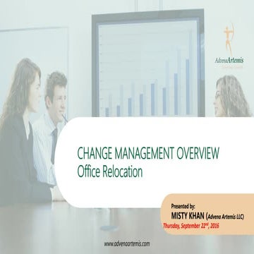 Change Management Overview - Office Relocations | PPTX
