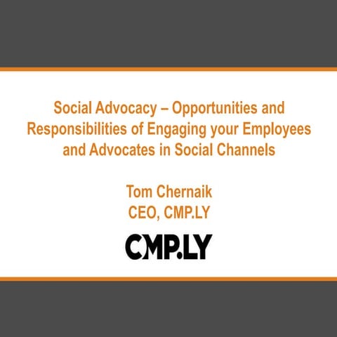 CMP.LY overview WOMMAUK 061812 | PPT