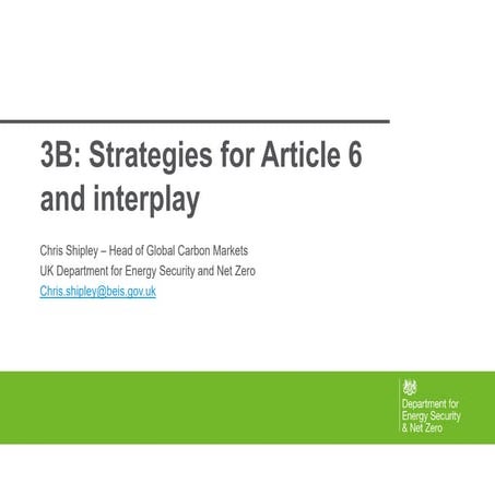 8th Strategic Dialogue of the CMP - Chris Shipley, United Kingdom | PDF