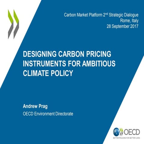 Designing carbon pricing instruments for ambitious climate policy ...