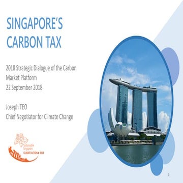 Singapore’s carbon tax, Joseph Teo - Singapore | PDF