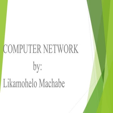Computer network | PPT