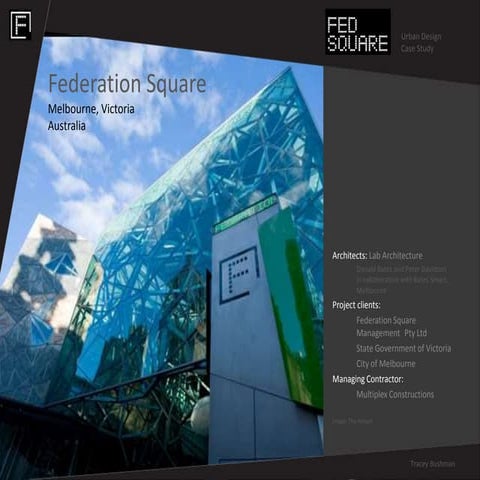 Federation Square Case Study | PPTX