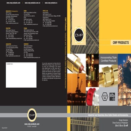 CMP Cable Glands PDF PDF Electrical Wiring Manufactured, 42% OFF