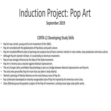 Cmp induction project 2019 student fom (1) (2) | PPTX