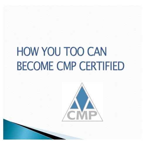 How to become a Certified Meeting Professional (CMP) | PDF | Resume ...