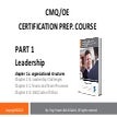 CMQ/OE Certification Prep. Course - Part 1- Chapter 01| Video # 01 | PDF