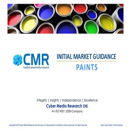 CMR Baby Diapers Report 2016 | PDF