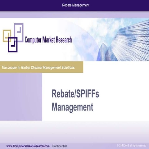 Rebate Management by Computer Market Research | PPT