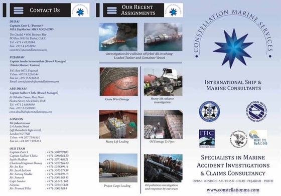 Constellation marine services flyers-2018 | PPT