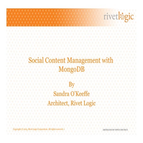 Building Content Management Solutions with MongoDB | PDF