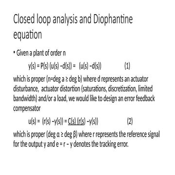 CMS 2024-4 Closed loop analysis for robotics | PPT