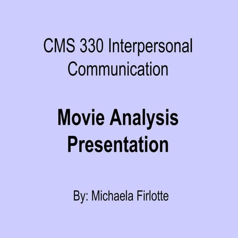 Cms 330 .pdf | Movies | Entertainment