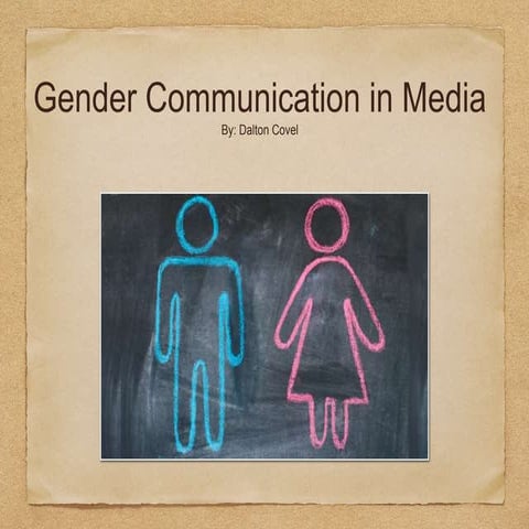 Cms 480 Gender Communication in Media PowerPoint | PPT