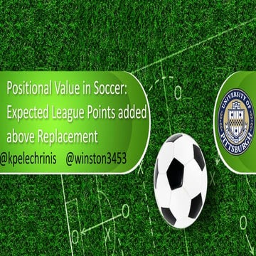 Positional Value in Soccer: Expected League Points added above ...