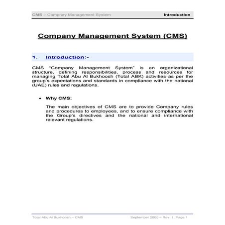 Cms booklet | PDF