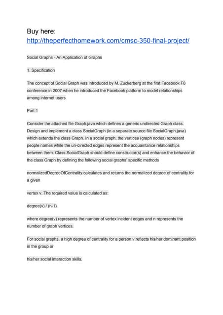 CMST 301 PROJECT 1 CASE STUDY | PDF