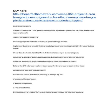 CMSC 350 PROJECT 4 | PDF