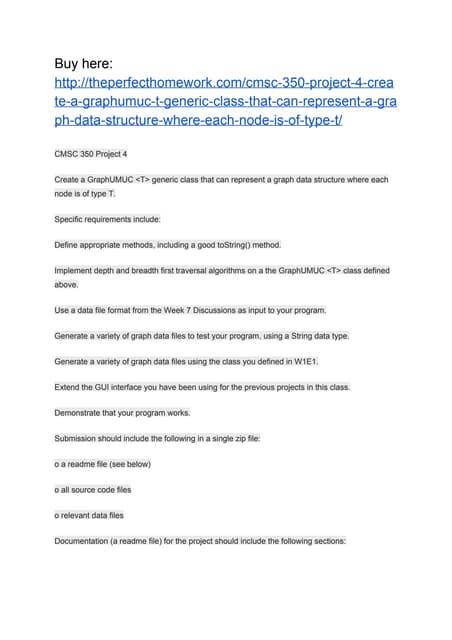 CMSC 350 PROJECT 4 | PDF