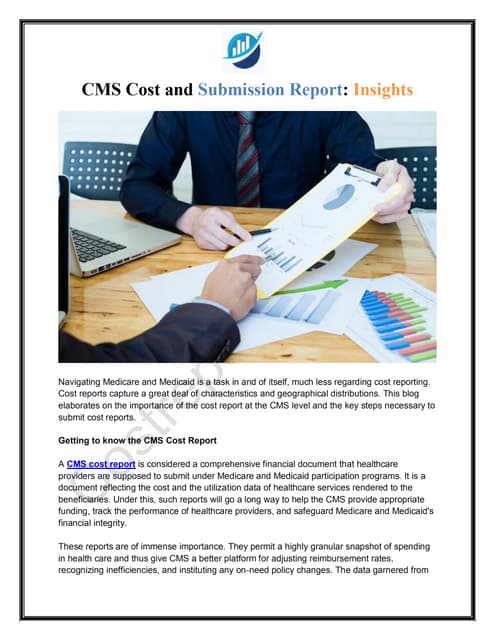 Simplified CMS Cost Reports: What Providers Need to Know | PDF