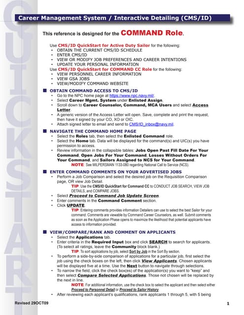 Sponsorship in CIMS step by step | PPT