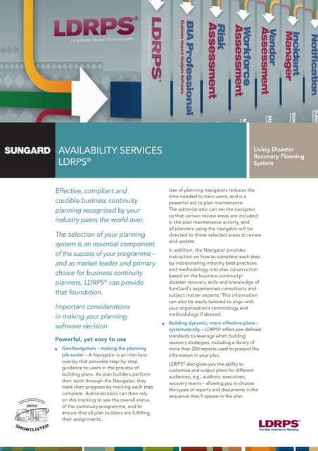 SunGard Consulting Brochure | PDF