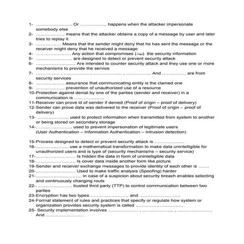 CMS lecture 2 Questions.pdf | Information and Network Security | Computing