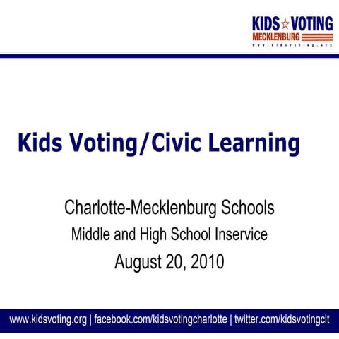Kids Voting/Civic Learning | PDF