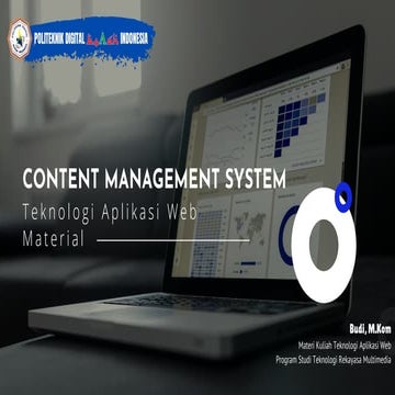 Teknologi Aplikasi Web IV : Content Management System | PDF