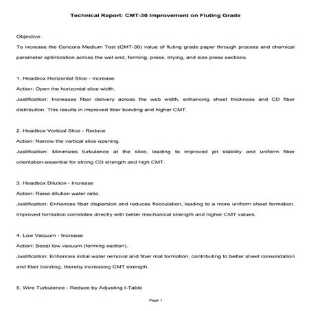 CMT-30_Improvement technique case study on paper machine | PDF