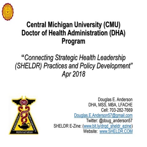 CMU DHA Health Policy Development and USPHS | PPT