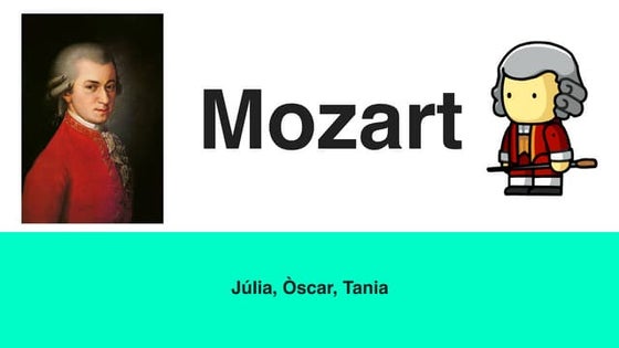 Wolfgang Amadeus Mozart | PPT | Classical Music | Music