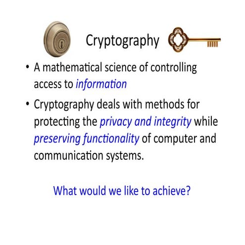 Cryptography notes by bpsCryptography notes by bpsCryptography notes by ...
