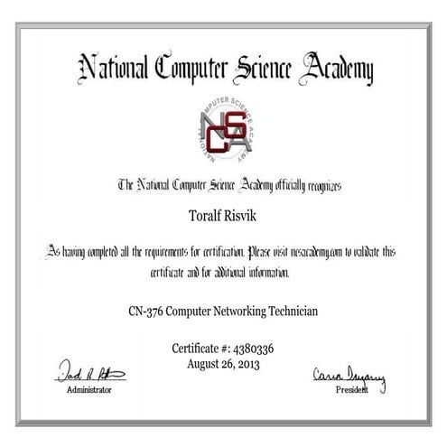 Cn 376 computer networking technician | PDF