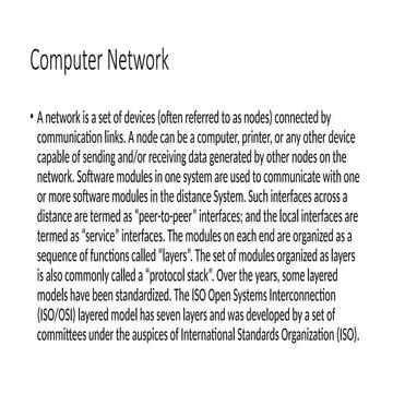 networking concepts and its theory for engineering | PPT