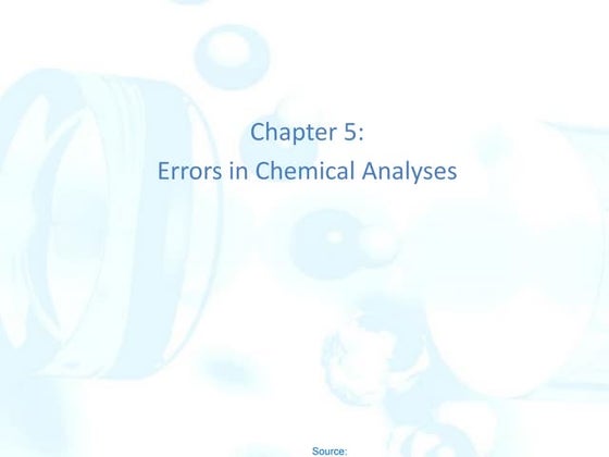 Errors in Chemical analysis_Lecture 3.pptx
