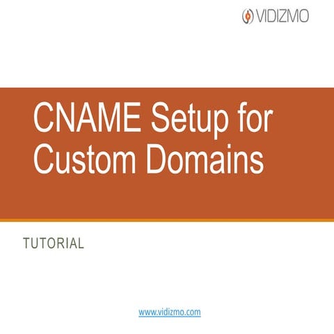 Cname setup for Custom Domains (godaddy) | PPTX