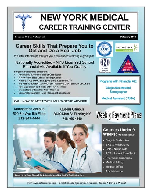 New york medical career training center