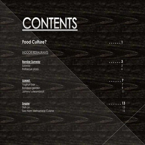 Cnc | PPTX | Bars & Restaurants | Attractions