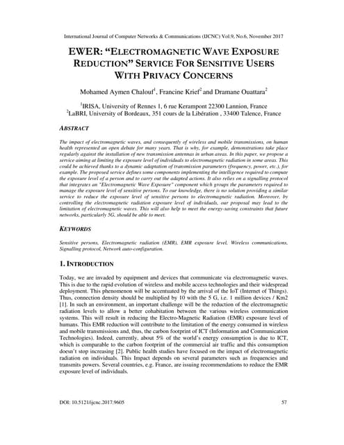 Assessment Of Electromagnetic Radiation Effects And Safety Issues Of GSM-900 And GSM-1800 Radio ...
