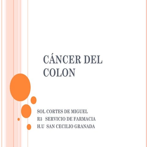 Cáncer de colon y recto | PPT