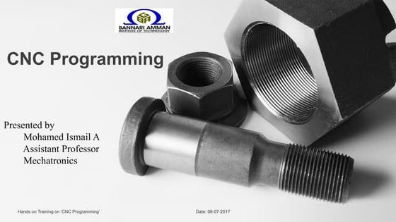 Cnc milling programs | PDF
